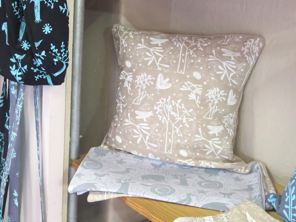 Stamp-printed pillow cases - Namibia Craft Shop