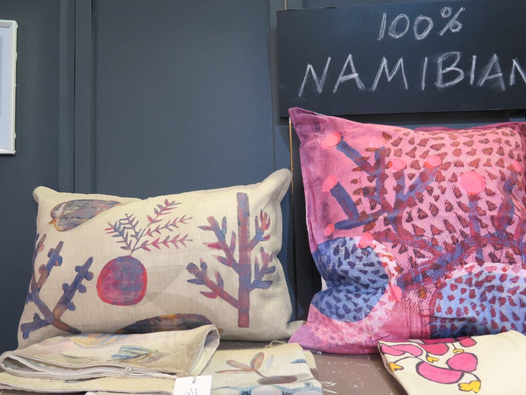 Hand-painted pillow cases - Namibia Craft Shop